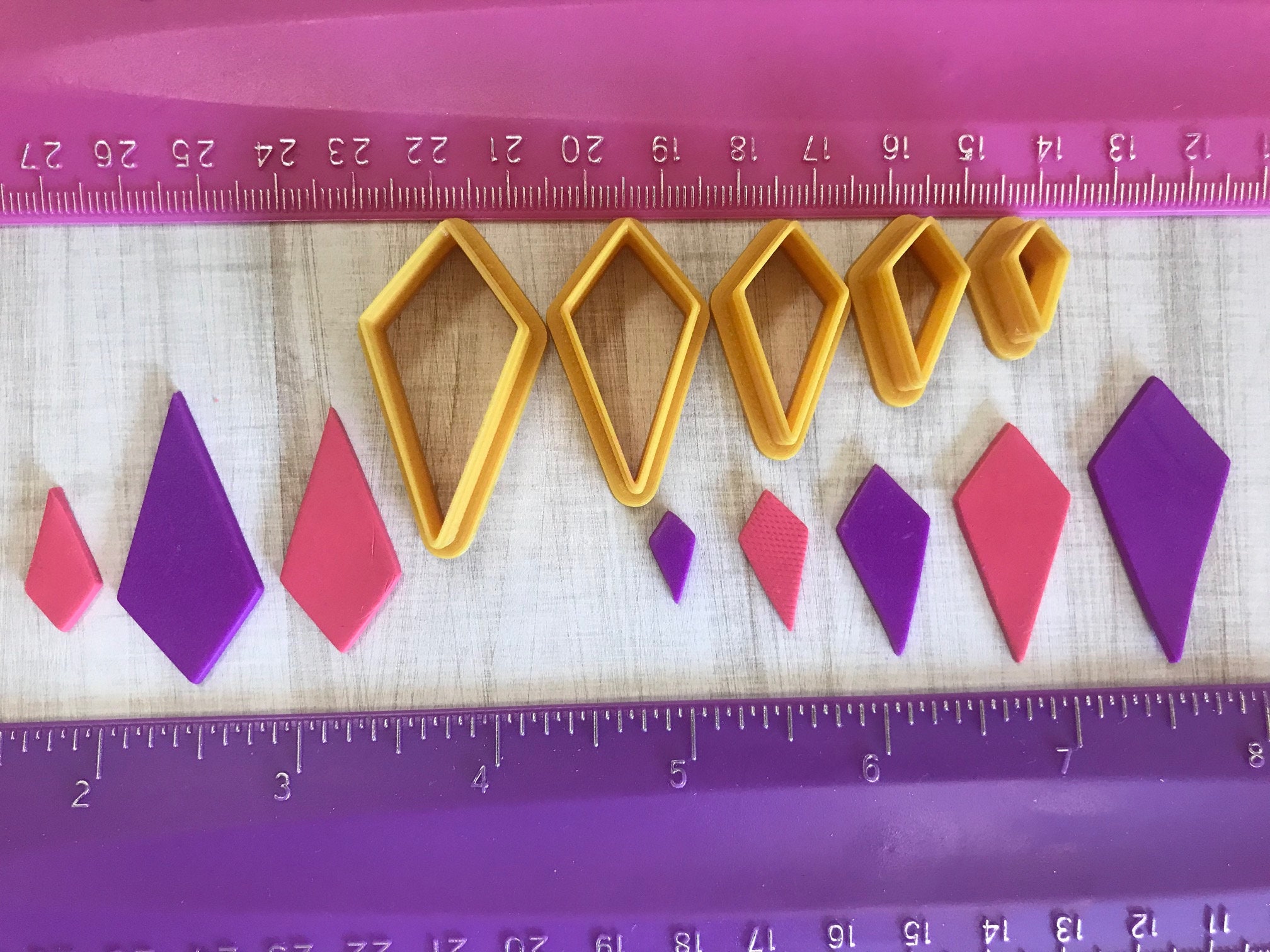 Diamond Kite Cutter for Polymer Clay Jewelry Earring Making - Etsy