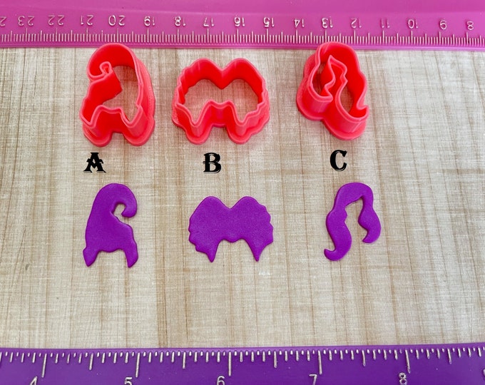 Halloween Witch Broom Cutters for Cookie Fondant Cutter or Polymer Clay ...
