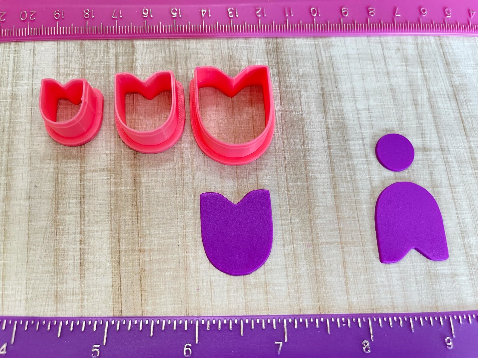 Double Horn Flower Cutter for Polymer Clay Jewelry Dangling | Etsy