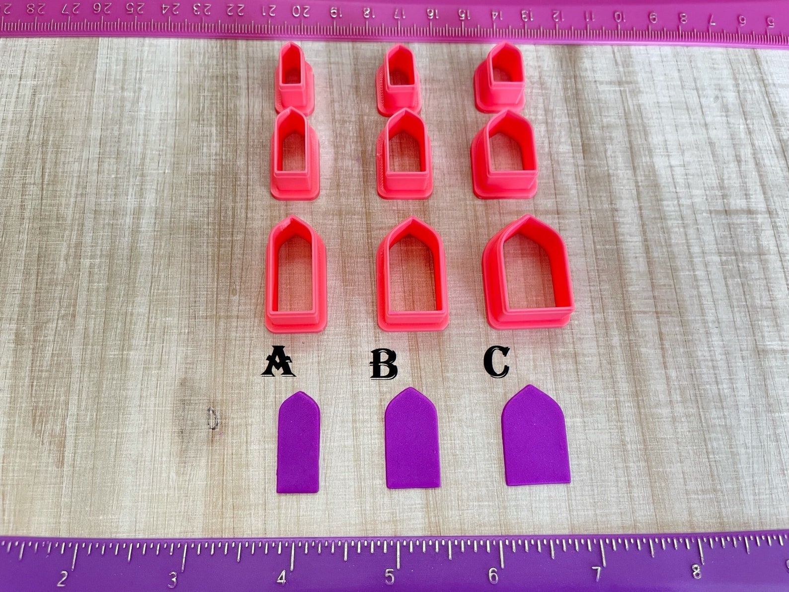 Pointed Arch Cutter or Narrow Arch for Cookie Fondant Cutter - Etsy