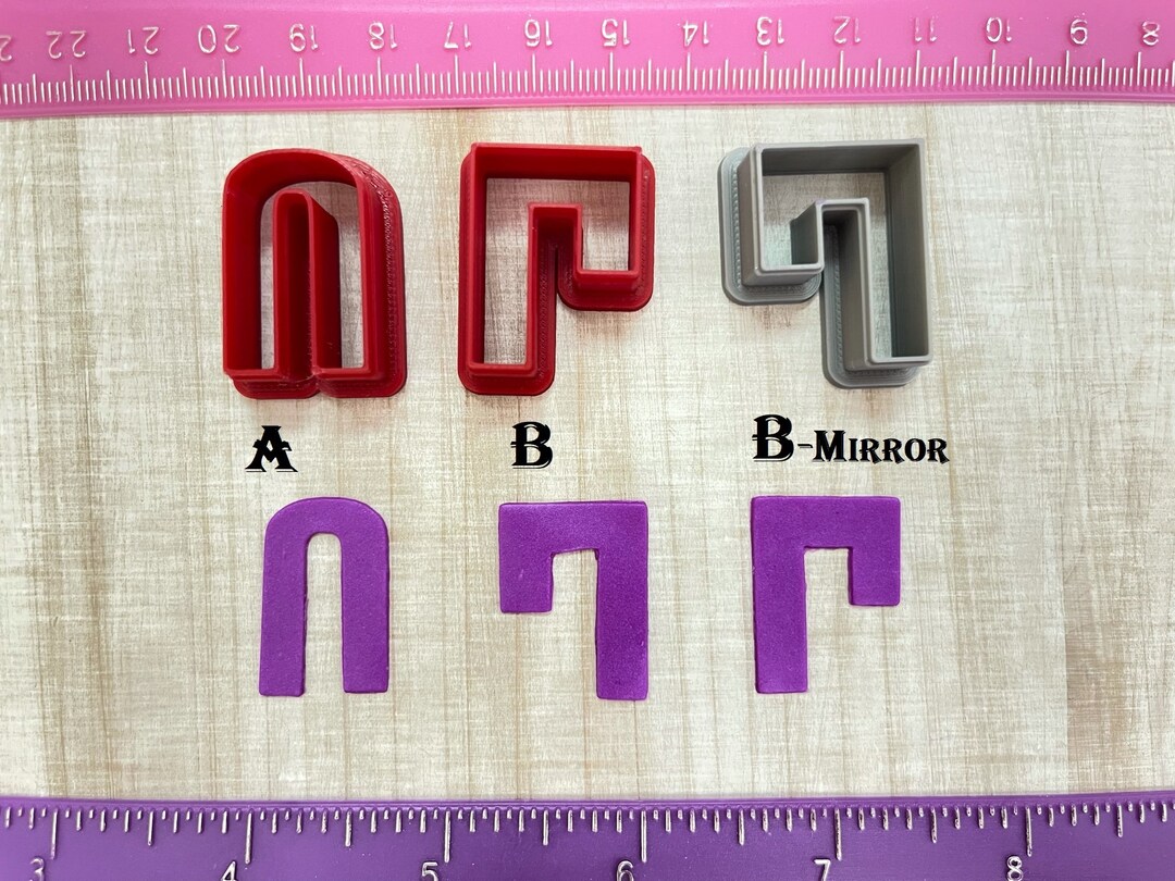 Rectangle Cutoff Arch or Long Arch U Shape Polymer Clay, Jewelry Making ...