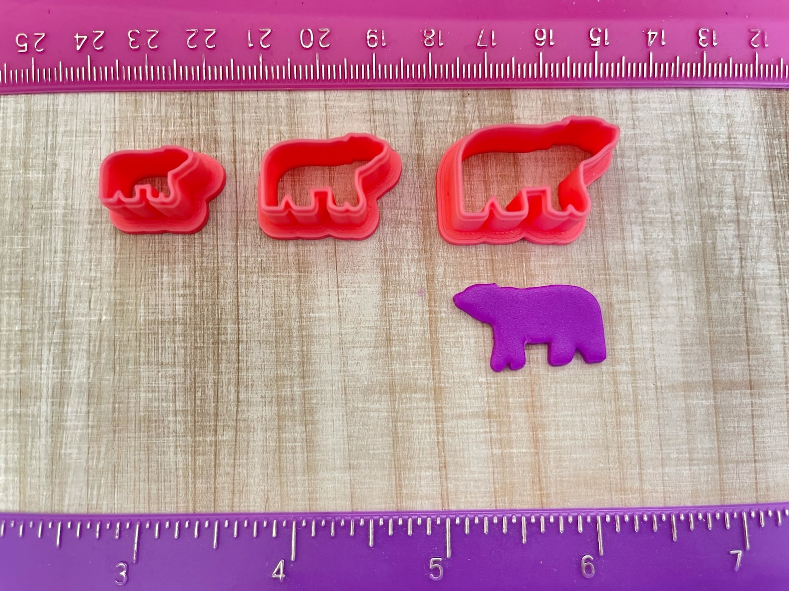 Bear or Grizzly Polar Bear Cutters for Cookie Fondant Cutter - Etsy