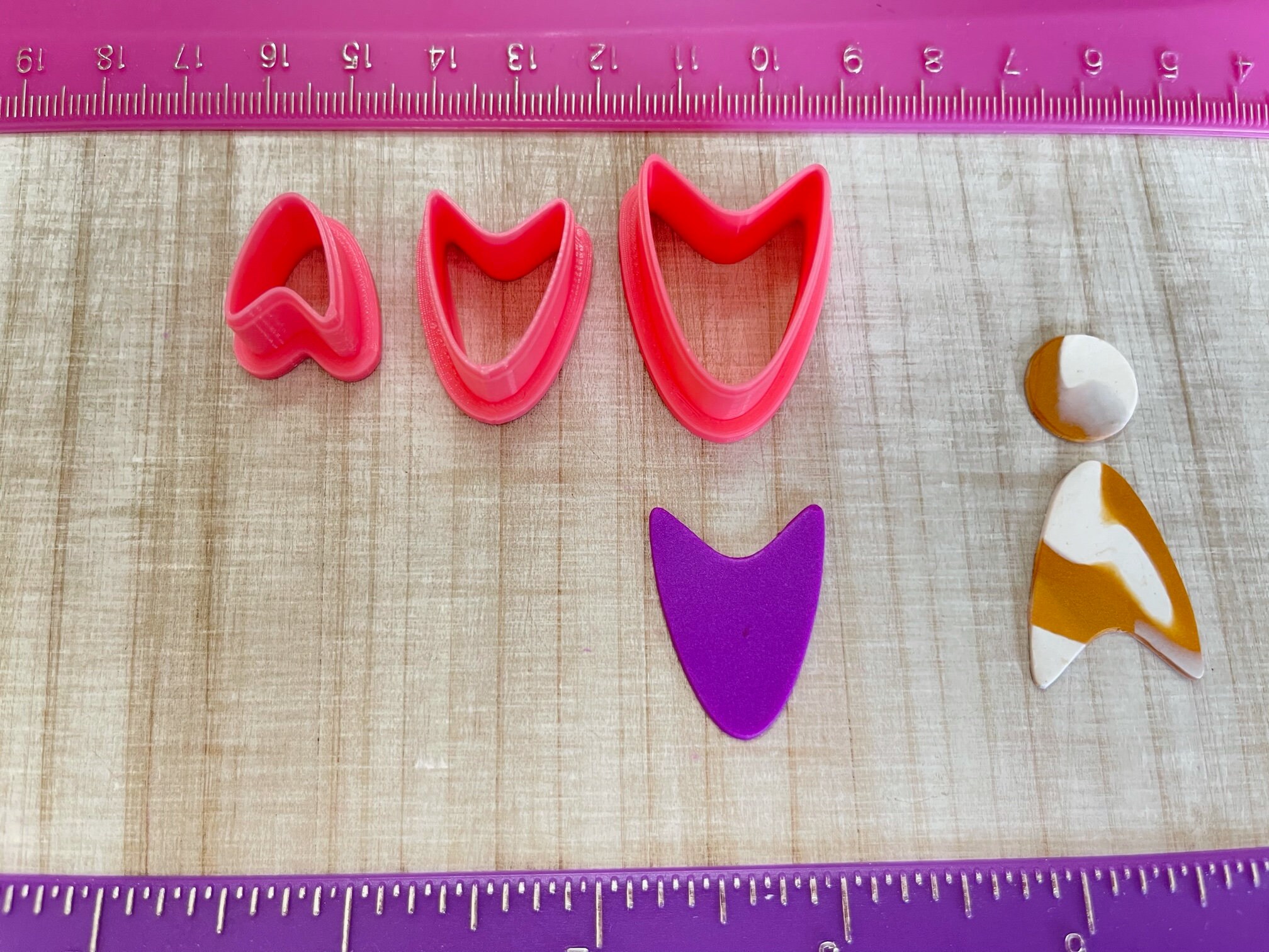 Double Horn Flower Cutter for Polymer Clay Jewelry Dangling | Etsy