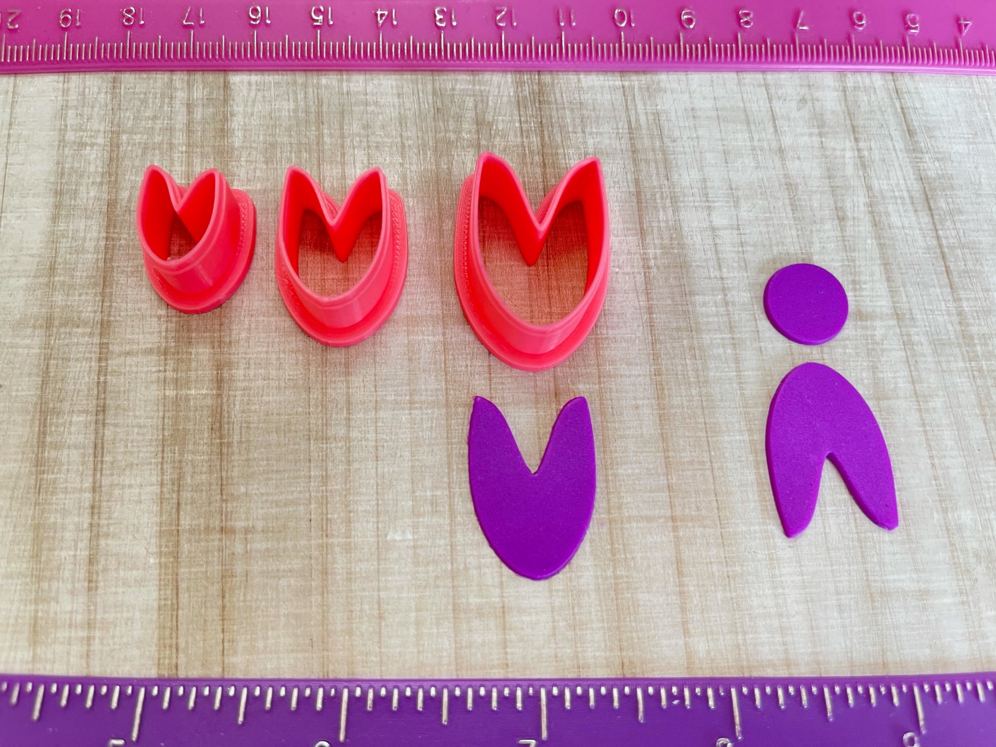 Double Horn Flower Cutter for Polymer Clay Jewelry Dangling | Etsy