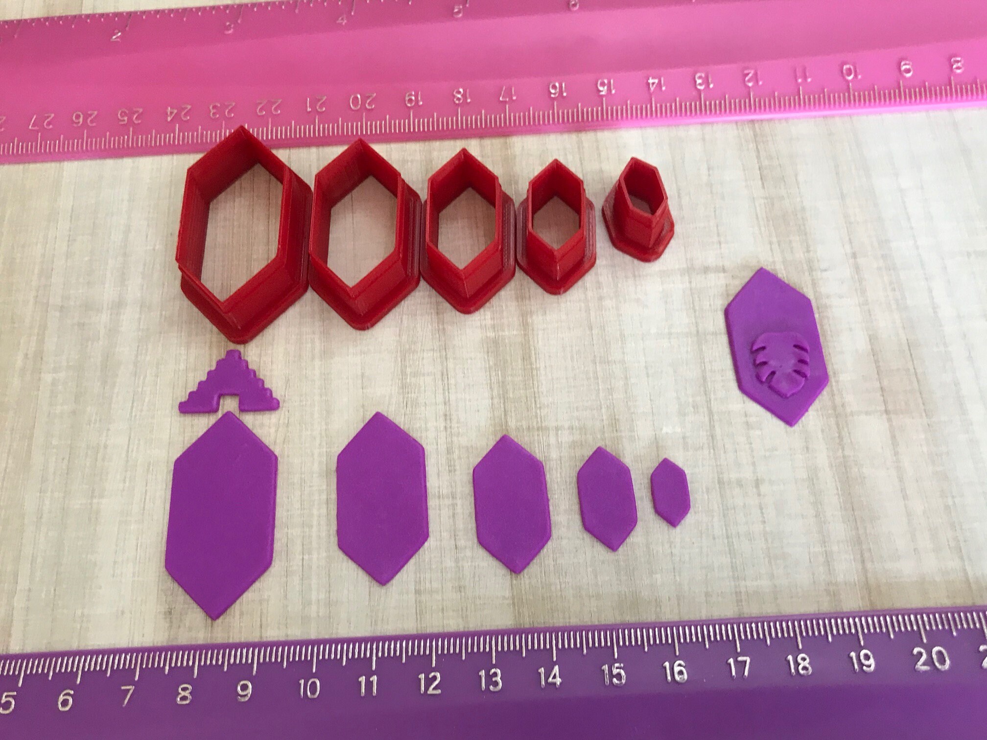 Elongated Hexagon Cutter for Polymer Clay Jewelry Making 143 - Etsy