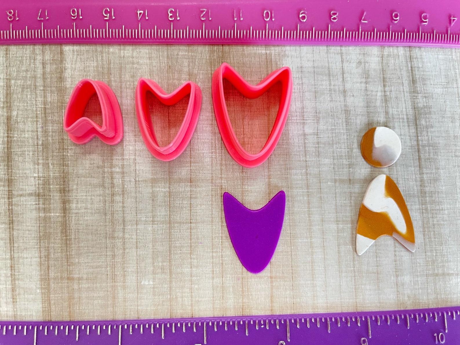 Double Horn Flower Cutter for Polymer Clay Jewelry Dangling | Etsy