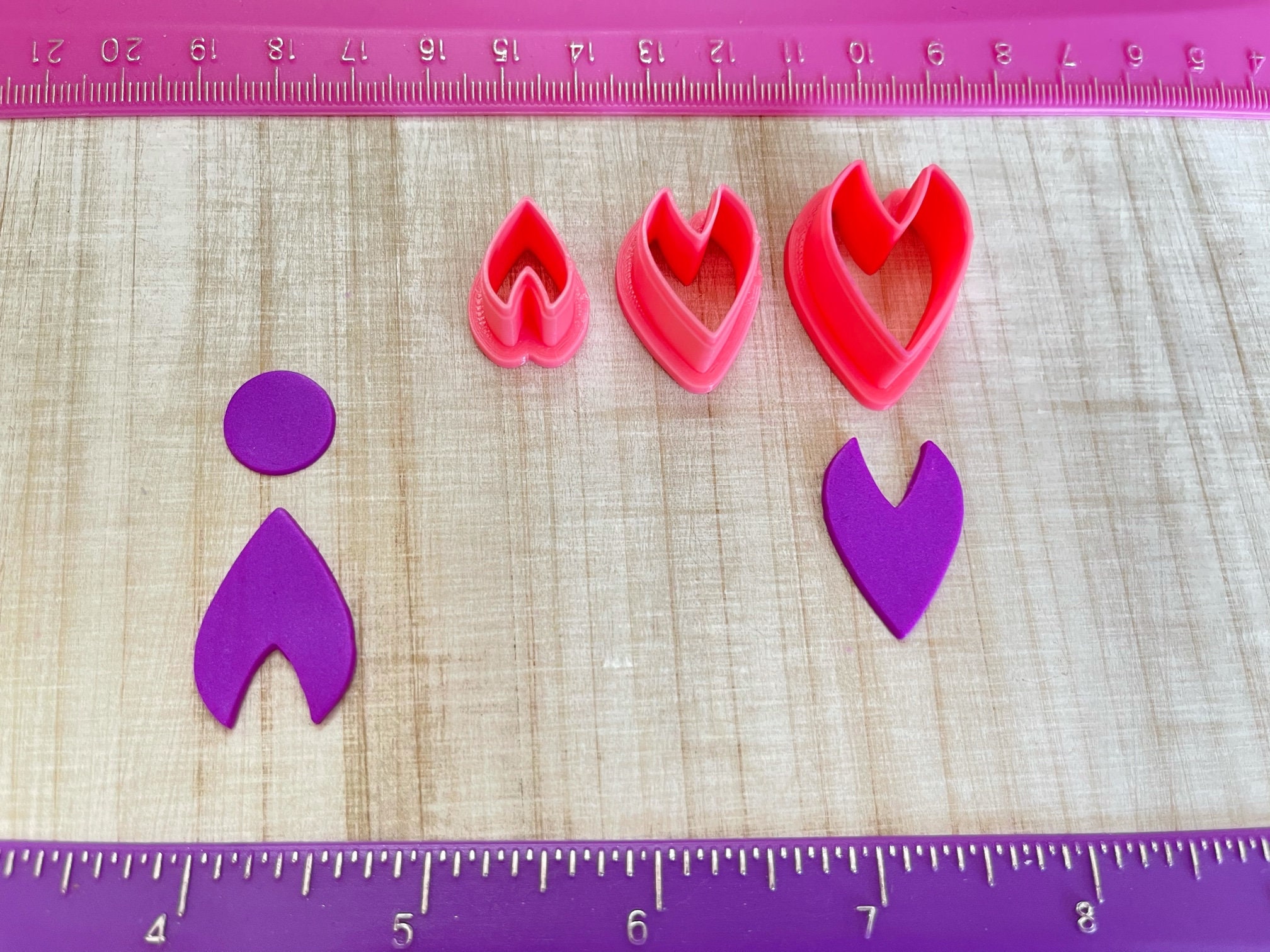 Double Horn Flower Cutter for Polymer Clay Jewelry Dangling | Etsy