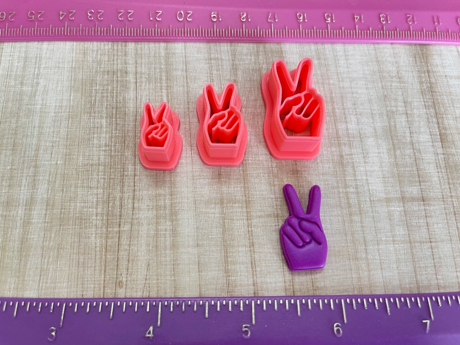 Peace Sign Embossing Cutter for Cookie or Fondant & Polymer Clay ...
