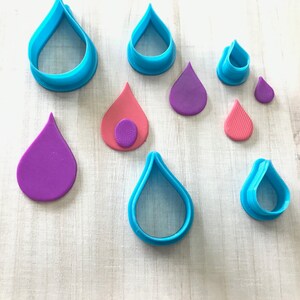 Tear Drop Cutter for Cookie or Fondant & Polymer Clay Jewelry - Etsy