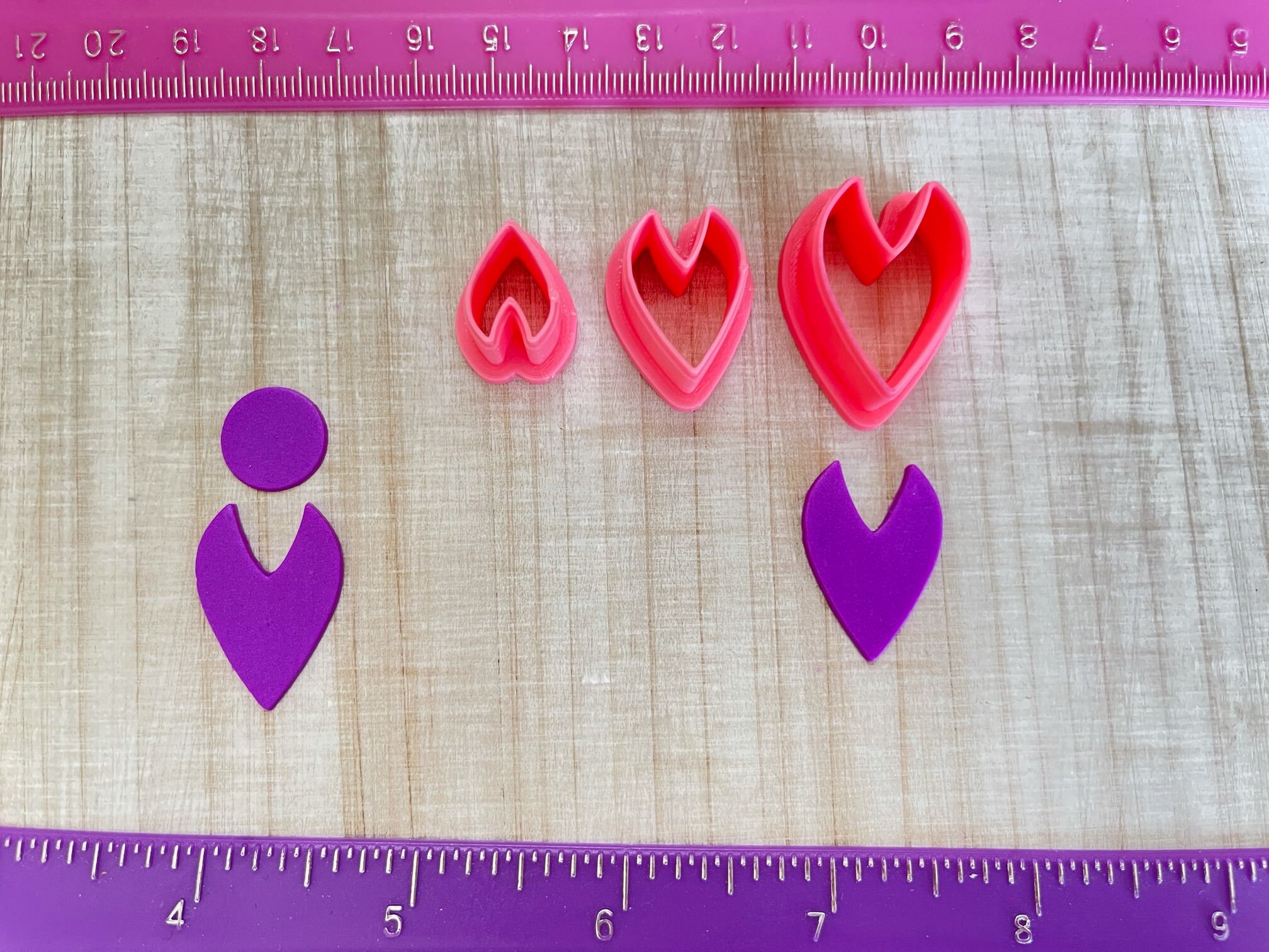 Double Horn Flower Cutter for Polymer Clay Jewelry Dangling | Etsy