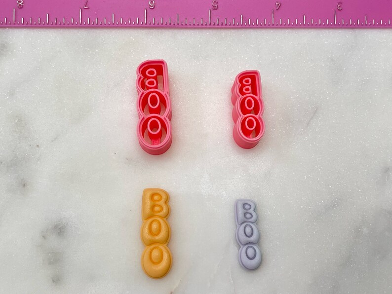 Halloween BOO Cutters for Cookie or Fondant & Polymer Clay, Jewelry ...