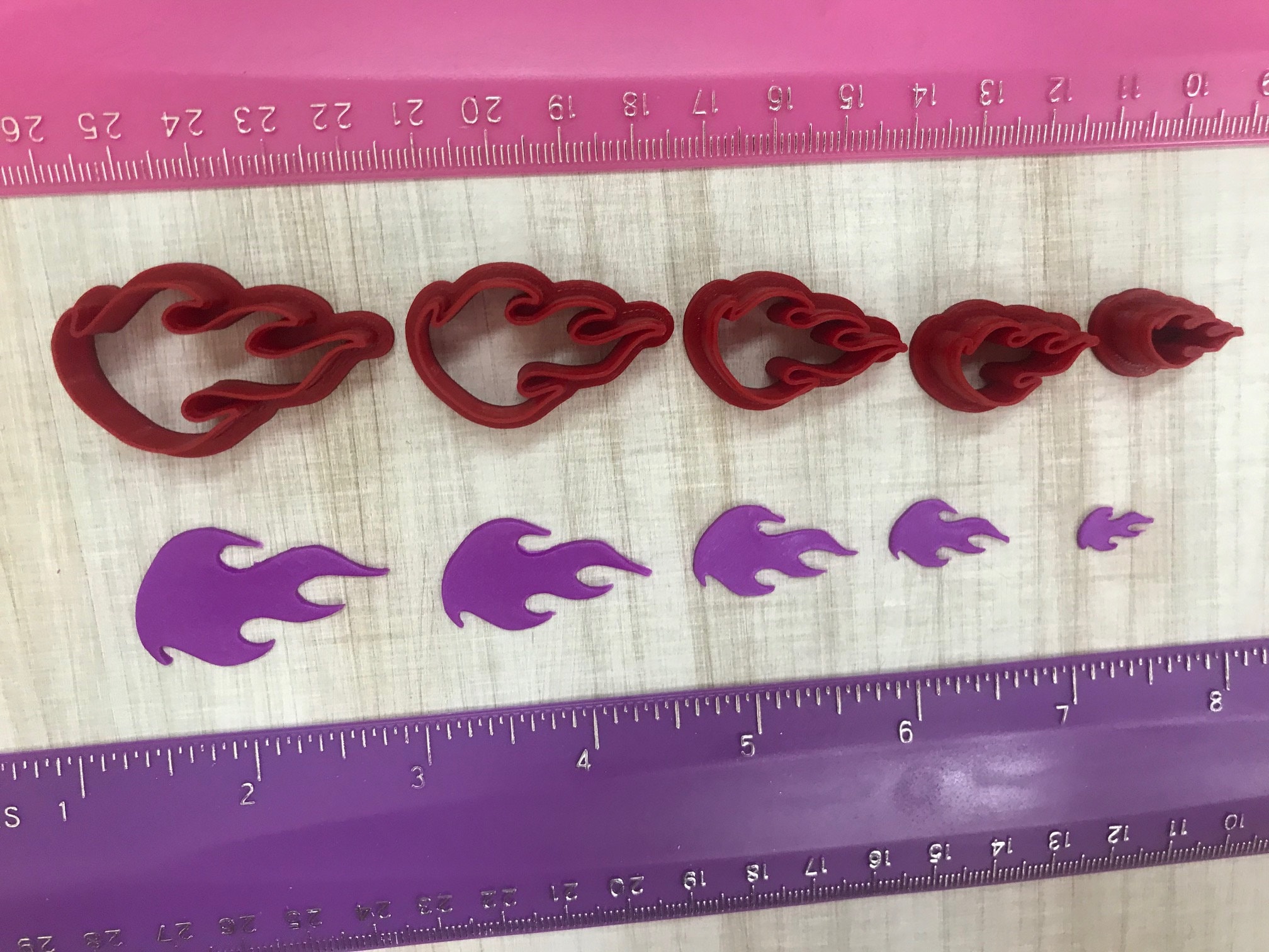 Fire Flame Cutter for Cookie Fondant Cutter or Polymer Clay - Etsy