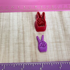 Peace Sign Embossing Cutter for Cookie or Fondant & Polymer Clay ...