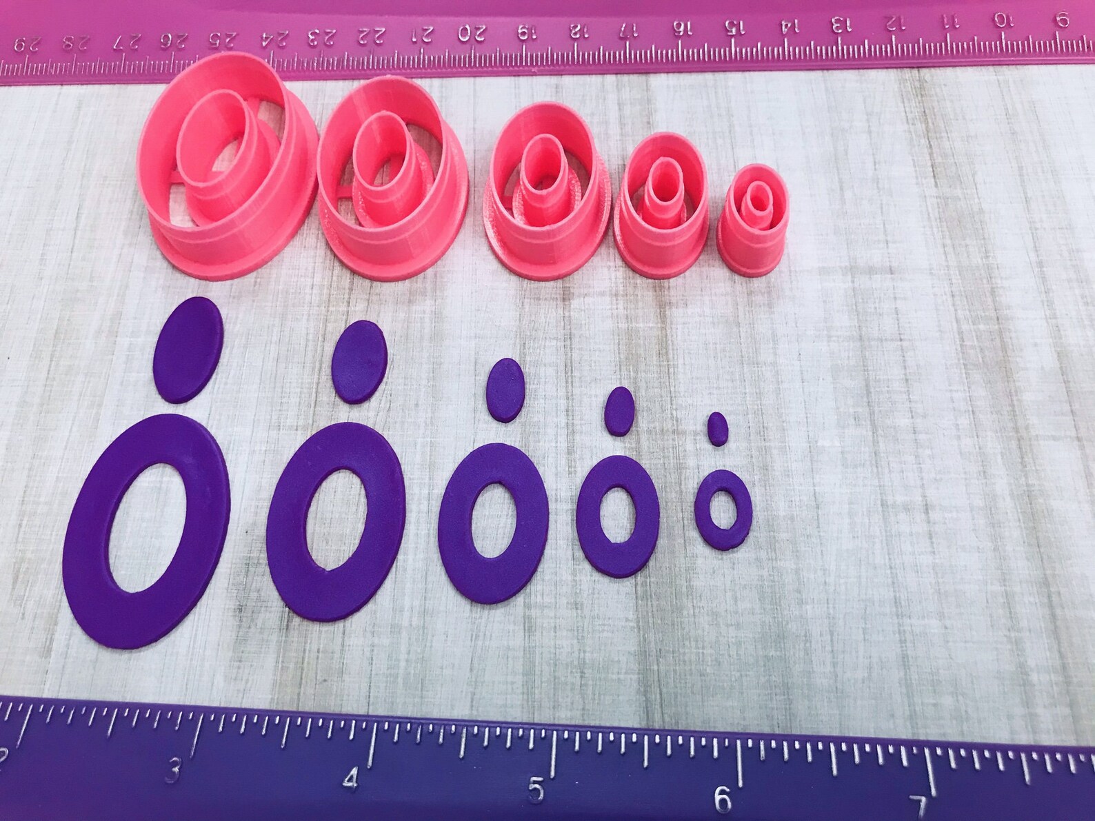 Oval Donut Cutter for Polymer Clay Jewelry Earrings Making | Etsy