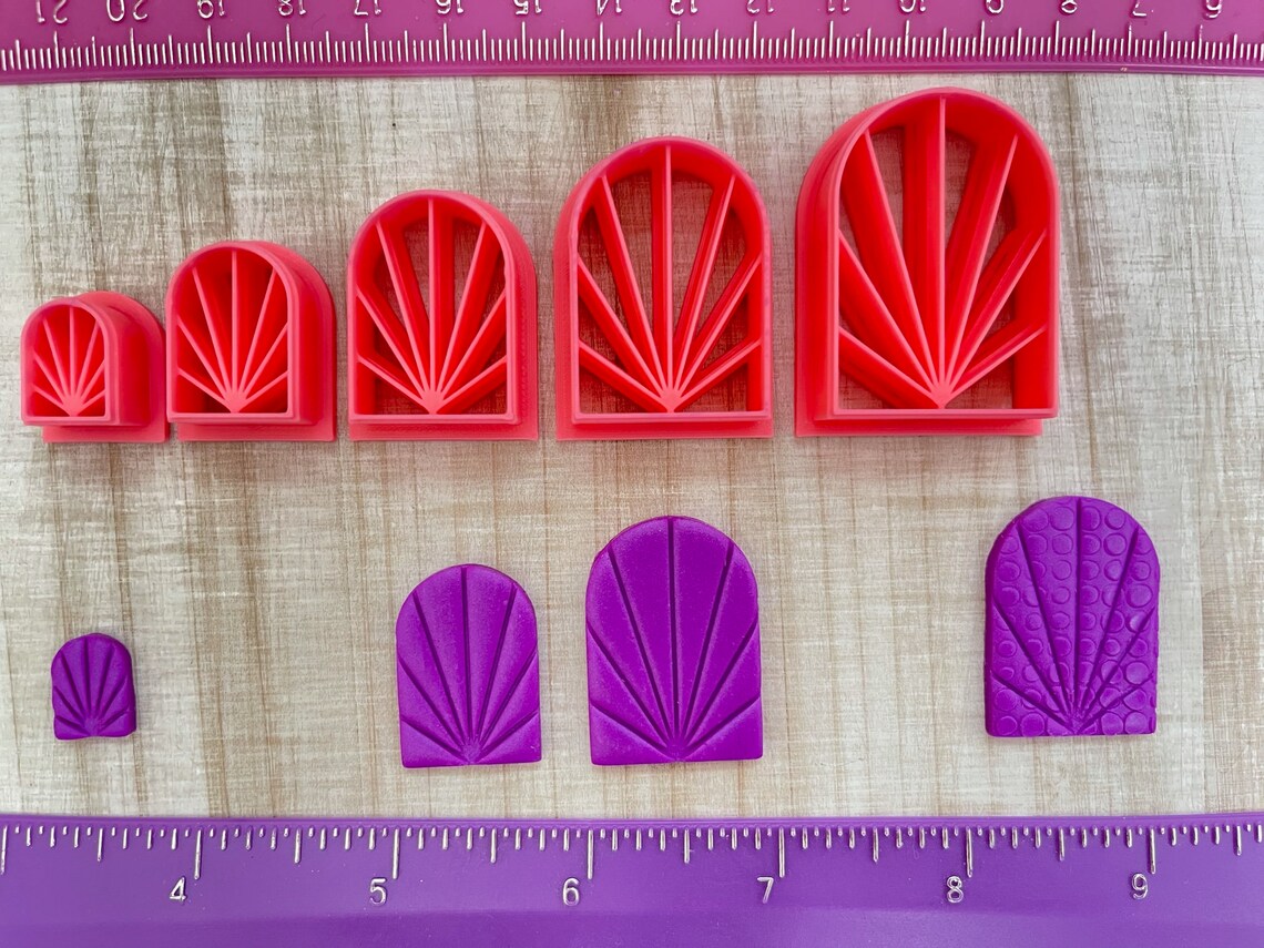 Gothic Arch Shaped Clay Embossing Cutters for Polymer Clay | Etsy