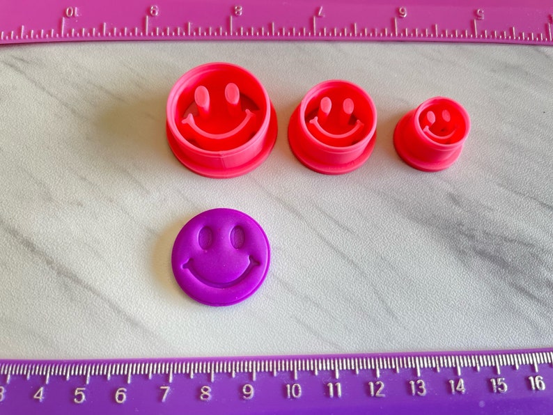 Smiley Embossing Cutters Halloween for Cookie or Fondant & - Etsy