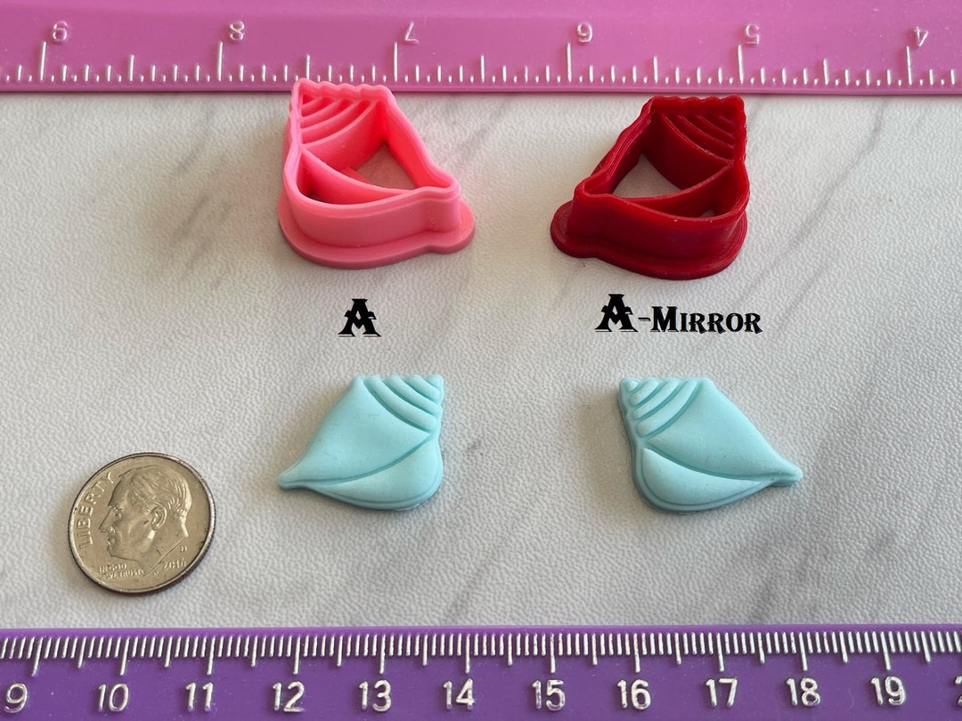 Conch Shell Cutters Beach Summer Ocean Cookie or Fondant & - Etsy