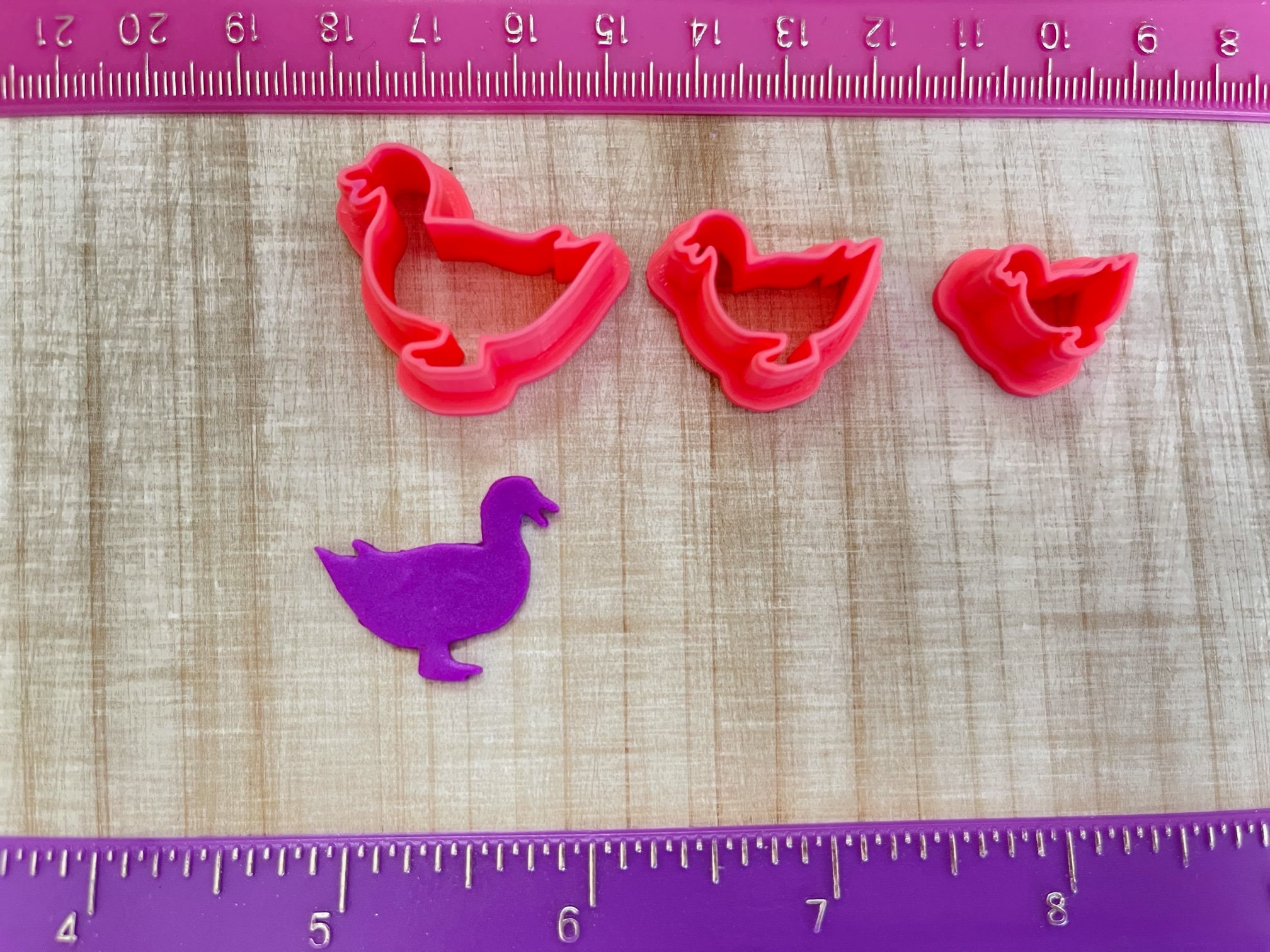 Duck or Duck Footprint Cutters for Cookie Fondant Cutter or Polymer ...