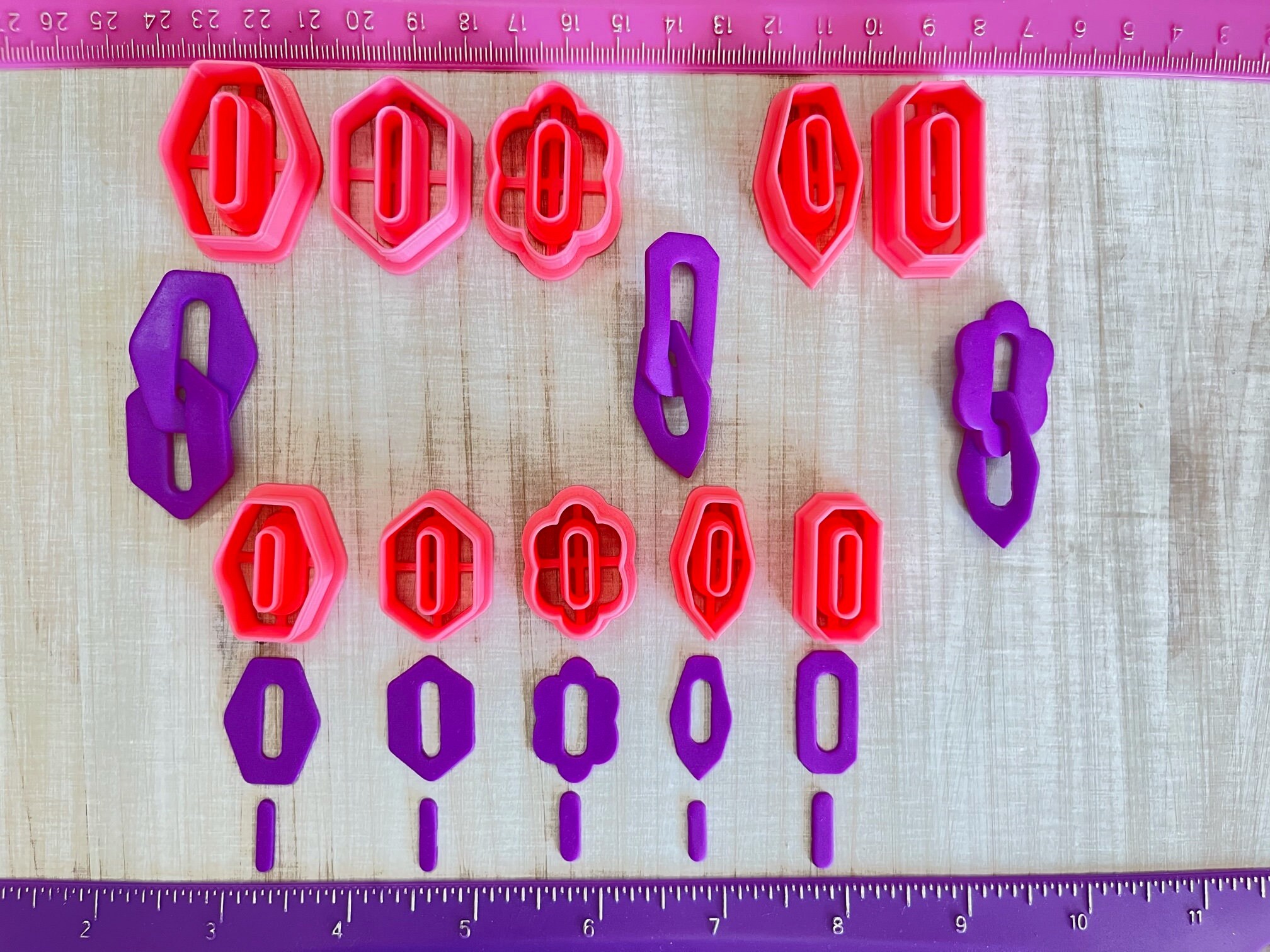 Donut Cutter or Chain Link Cutter Set Of 5 Cutters for | Etsy