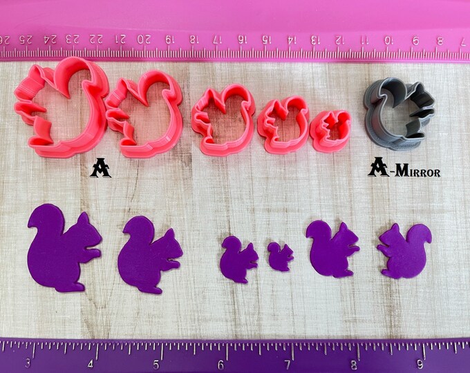 Squirrel Cutter Animals for Cookie or Fondant Cutter and - Etsy