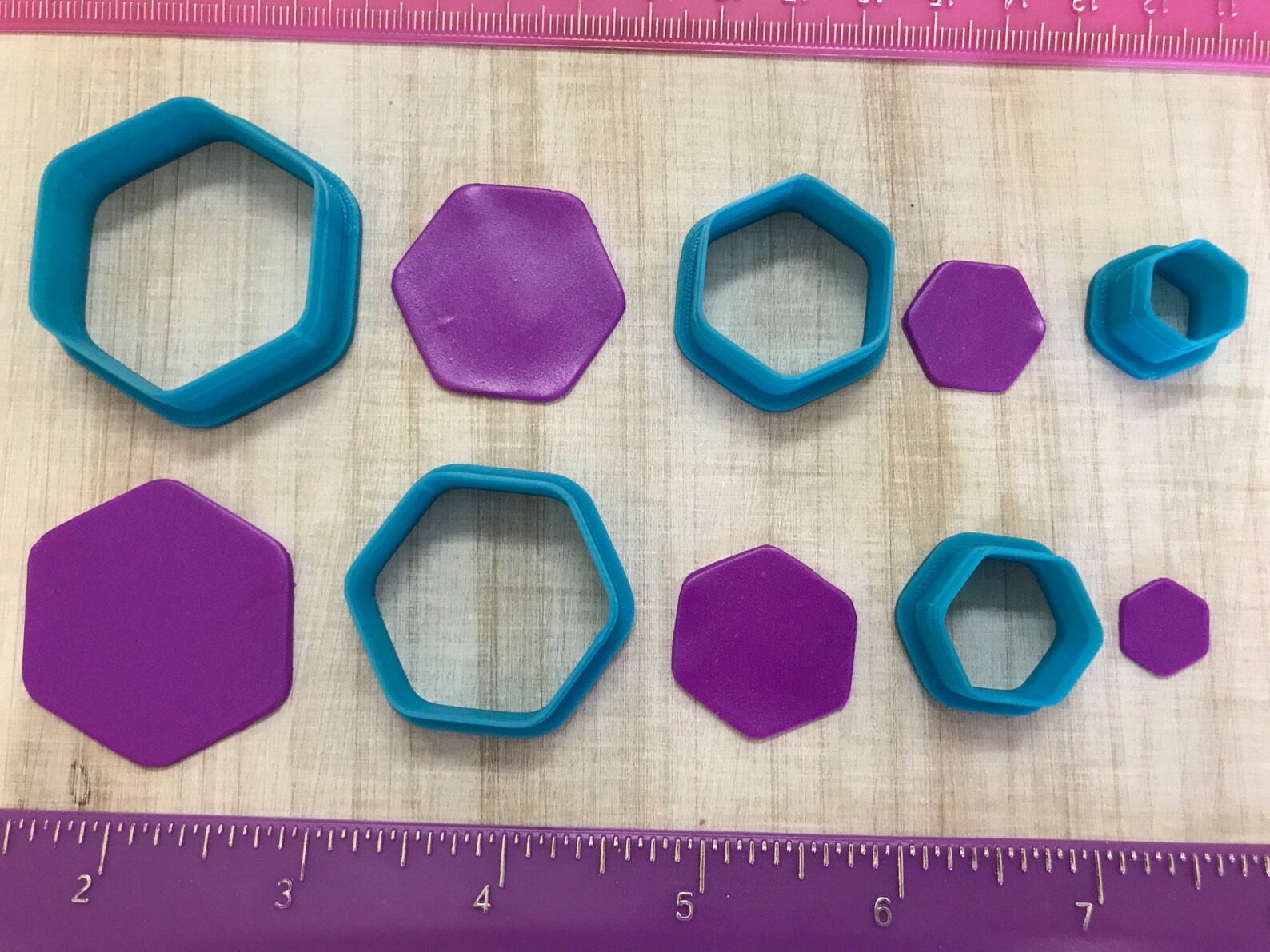 Rounded Hexagon Cutter for Polymer Clay Jewelry Making 142 | Etsy