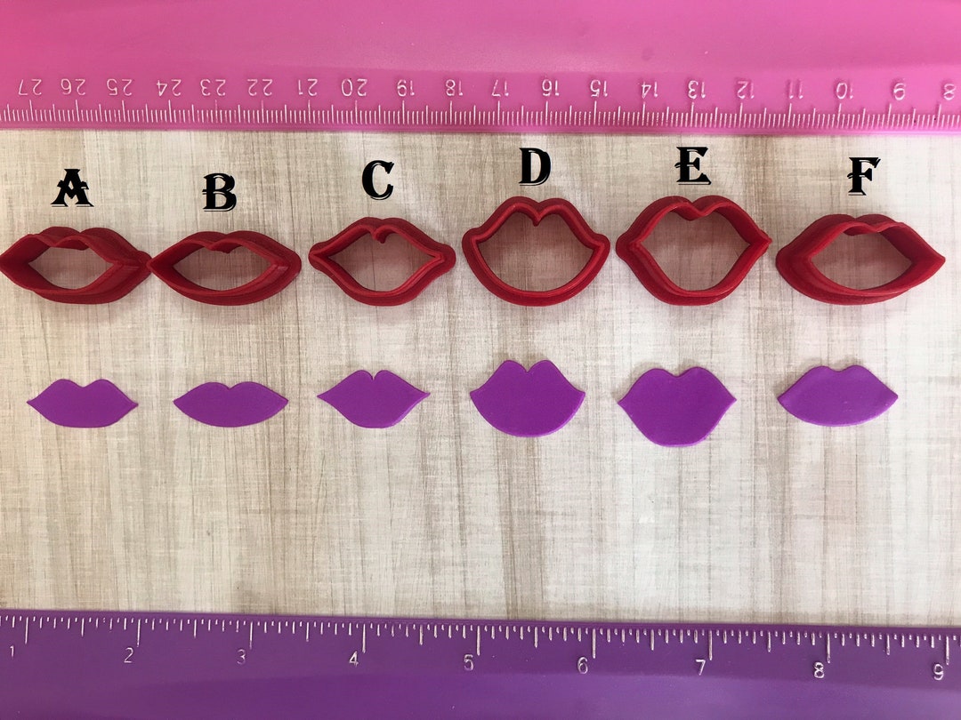Lips Cutters for Cookie or Fondant Cutter or Polymer Clay, Jewelry ...