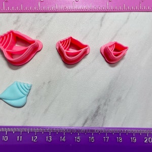 Conch Shell Cutters Beach Summer Ocean Cookie or Fondant & Polymer Clay ...