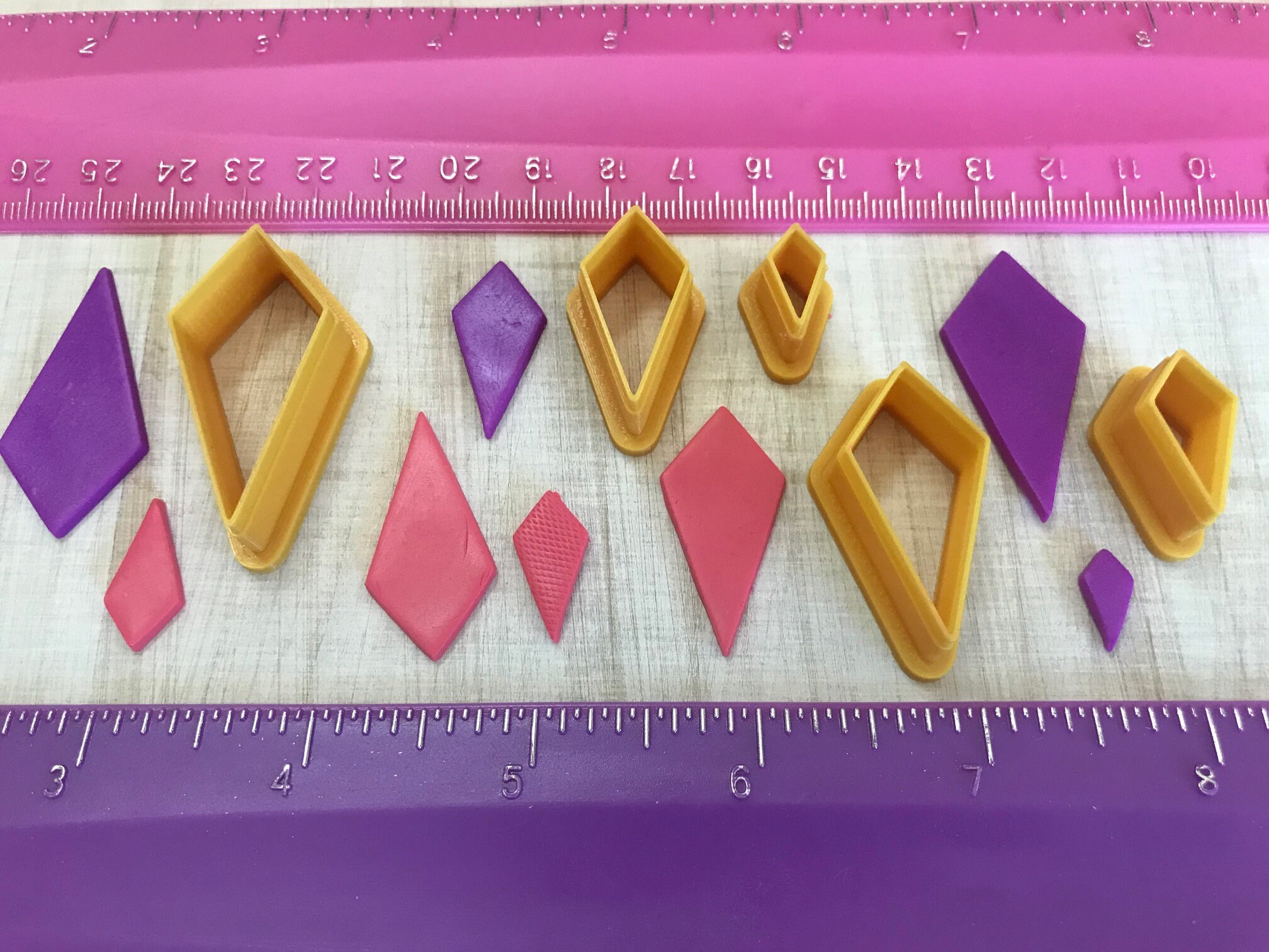 Diamond Kite Cutter for Polymer Clay Jewelry Earring Making - Etsy