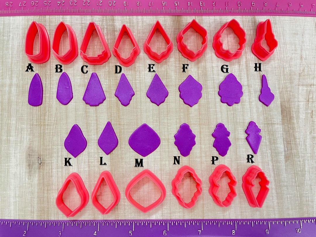Dangling Earrings Choice Cutters for Polymer Clay Jewelry Earring ...