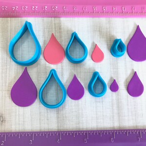 Tear Drop Cutter for Cookie or Fondant & Polymer Clay Jewelry - Etsy