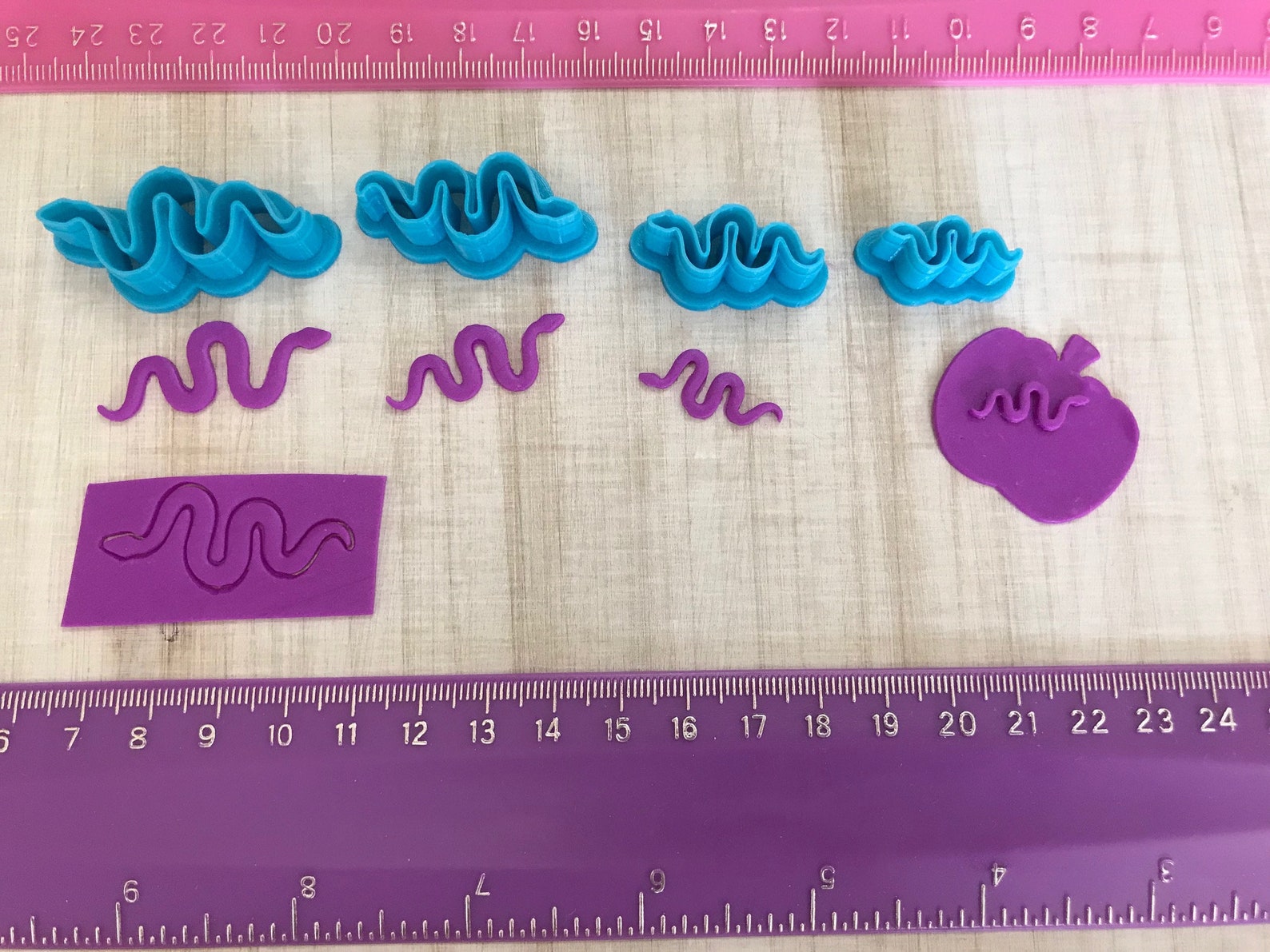 Snake Cutter or Mirror Cutter Animals for Cookie or Fondant & - Etsy