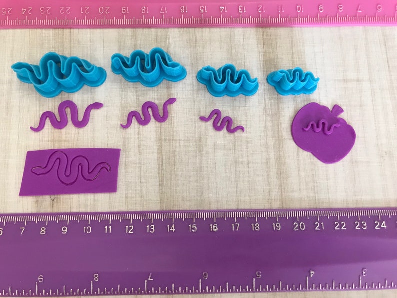 Snake Cutter or Mirror Cutter Animals for Cookie or Fondant & - Etsy