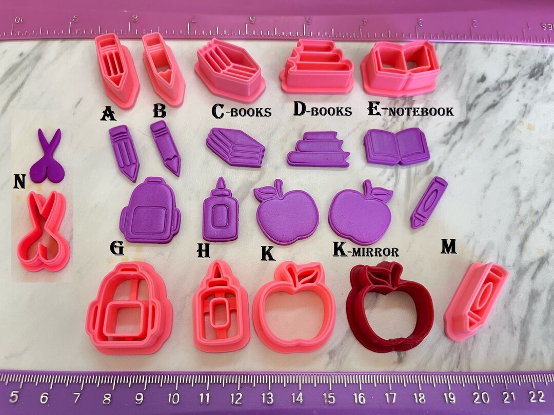 Back to School Cutters Pencil Book Notebook Scissors Backpack Glue ...