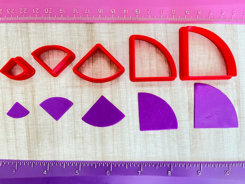 Quarter Circle Cutter for Cookie or Fondant Cutter and Polymer | Etsy