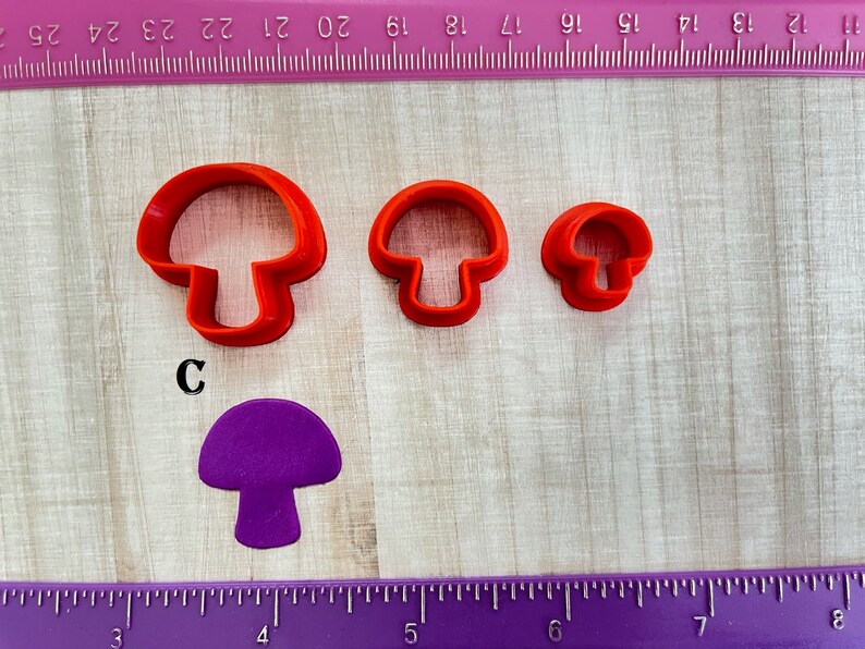 Mushrooms Cutters for Polymer Clay Jewelry Earring Making - Etsy