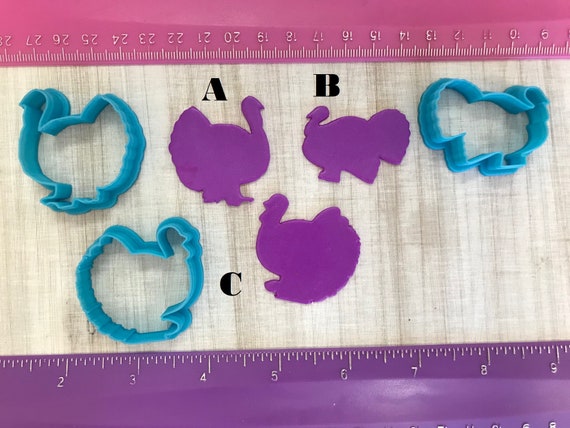 Turkey Cutter Gobble Gobble Animals for Thanksgiving Cookie - Etsy
