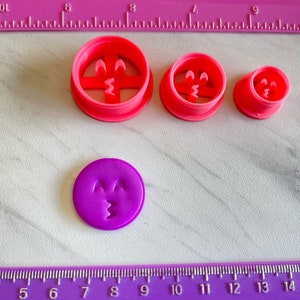 Smiley Embossing Cutters Halloween for Cookie or Fondant & Polymer Clay ...