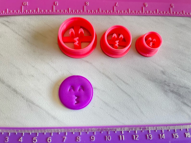 Smiley Embossing Cutters Halloween for Cookie or Fondant & - Etsy