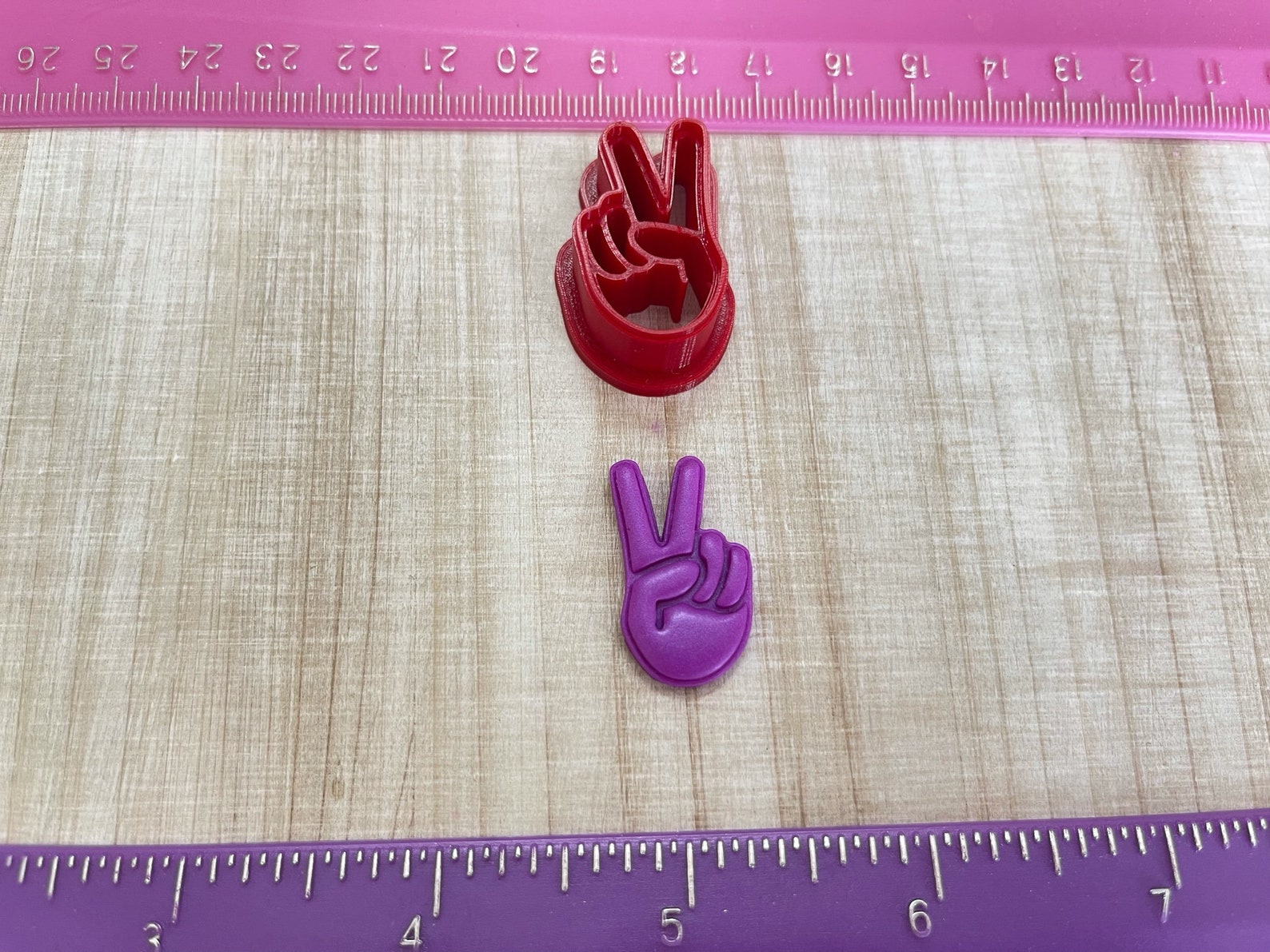 Peace Sign Embossing Cutter for Cookie or Fondant & Polymer - Etsy