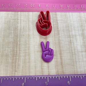 Peace Sign Embossing Cutter for Cookie or Fondant & Polymer Clay ...