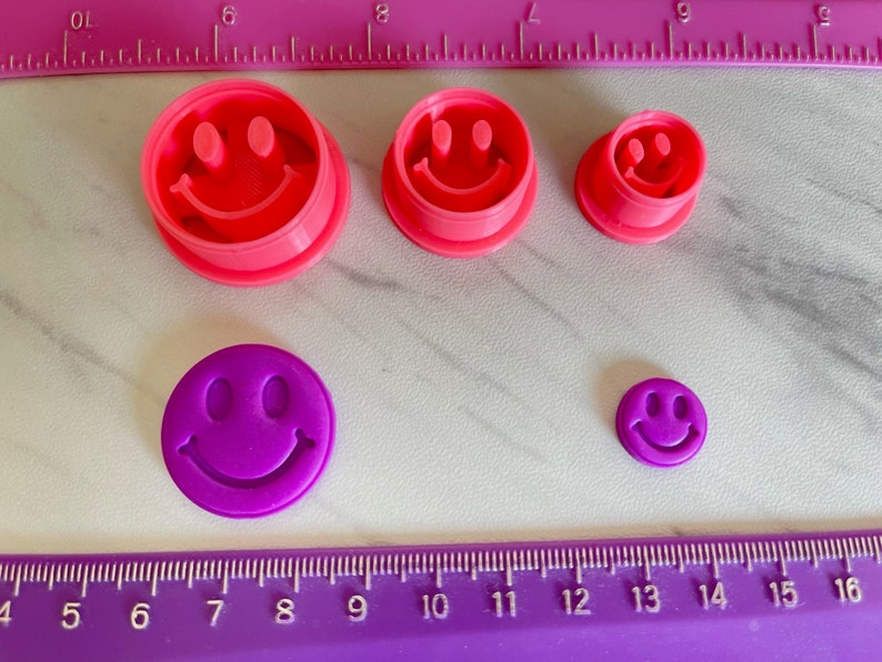 Smiley Embossing Cutters Halloween for Cookie or Fondant & - Etsy