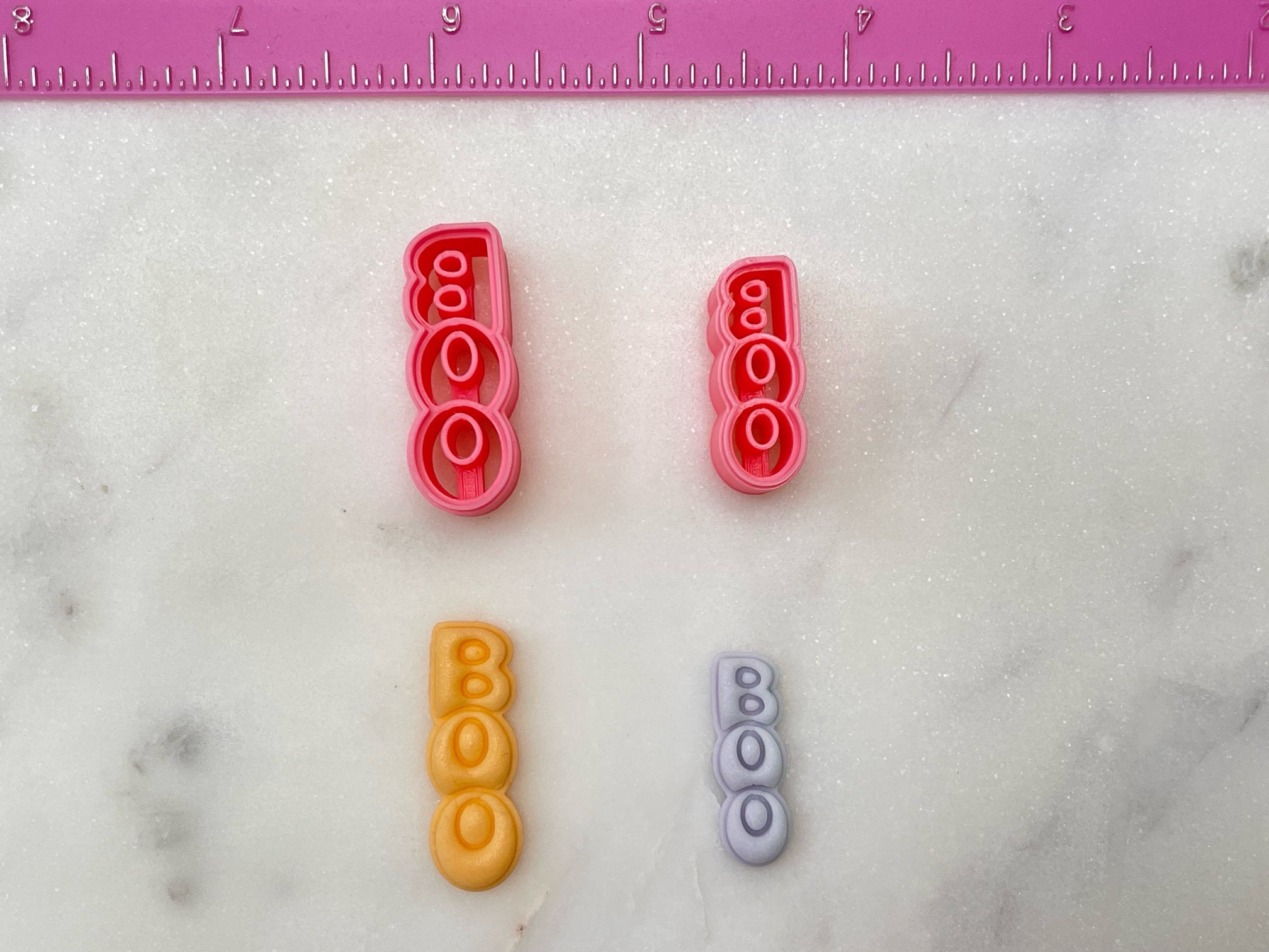 Halloween BOO Cutters for Cookie or Fondant & Polymer Clay, Jewelry ...