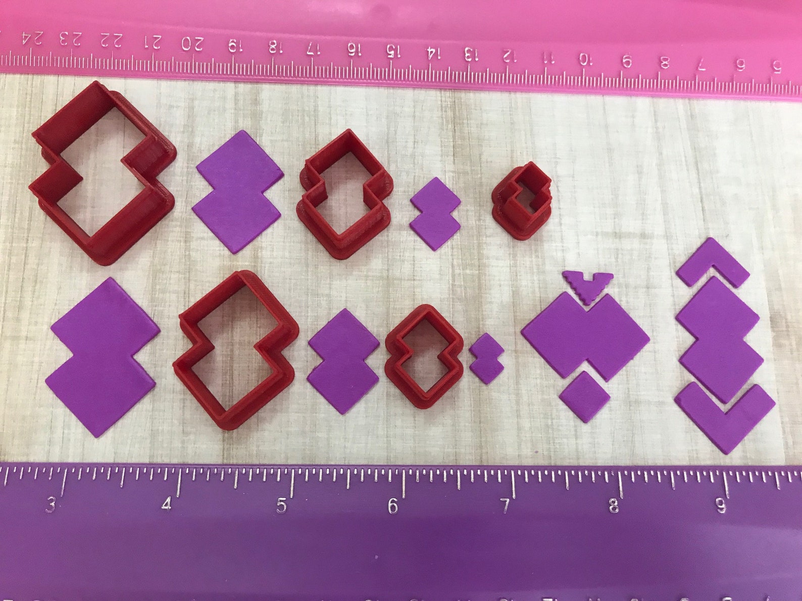 Double Side Square for Polymer Clay Jewelry Making 565 - Etsy