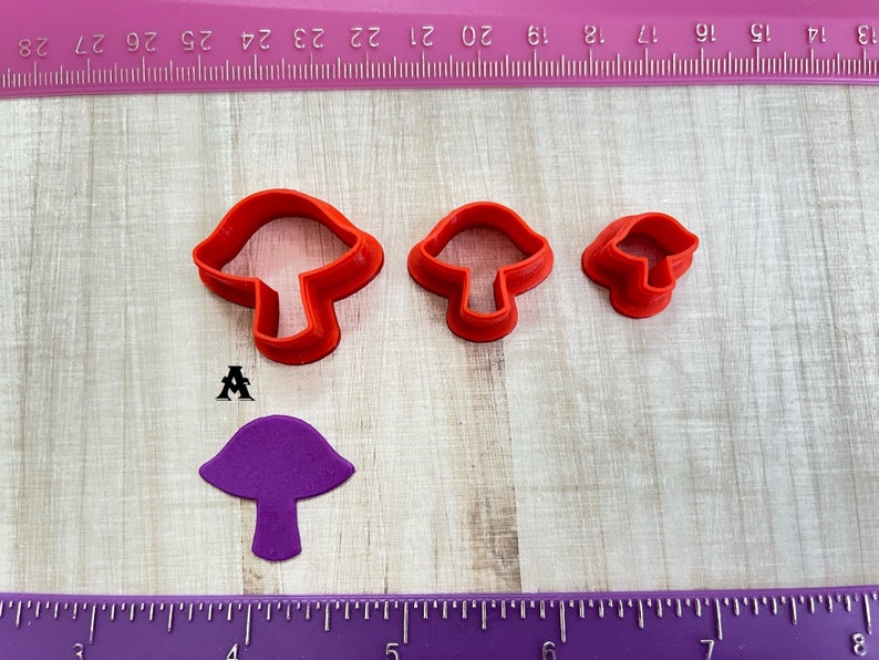 Mushrooms Cutters for Polymer Clay Jewelry Earring Making - Etsy
