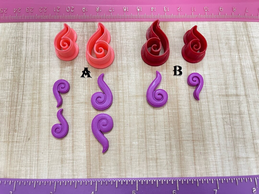 Embossing Snail Cutter for Cookie or Fondant & Polymer Clay, Jewelry ...