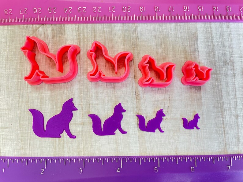 Fox Cutter Animals Woodland Theme for Cookie or Fondant Cutter - Etsy