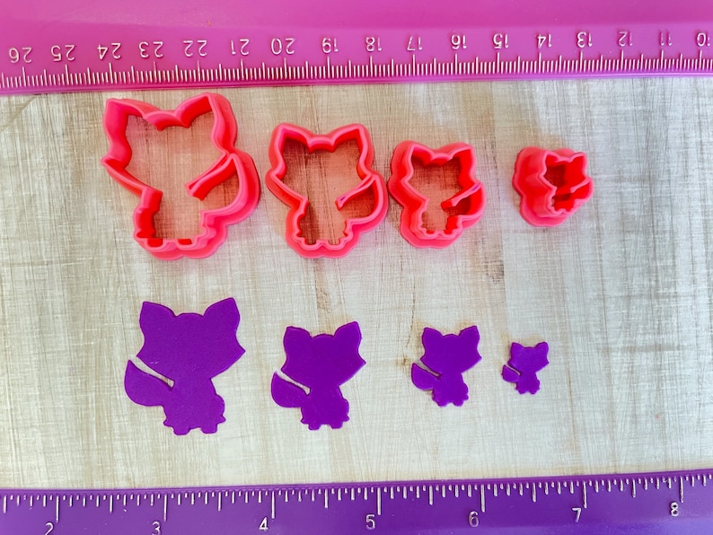 Fox Cutter Animals Woodland Theme for Cookie or Fondant Cutter - Etsy