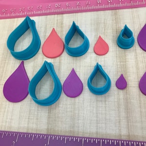 Tear Drop Cutter for Cookie or Fondant & Polymer Clay Jewelry - Etsy
