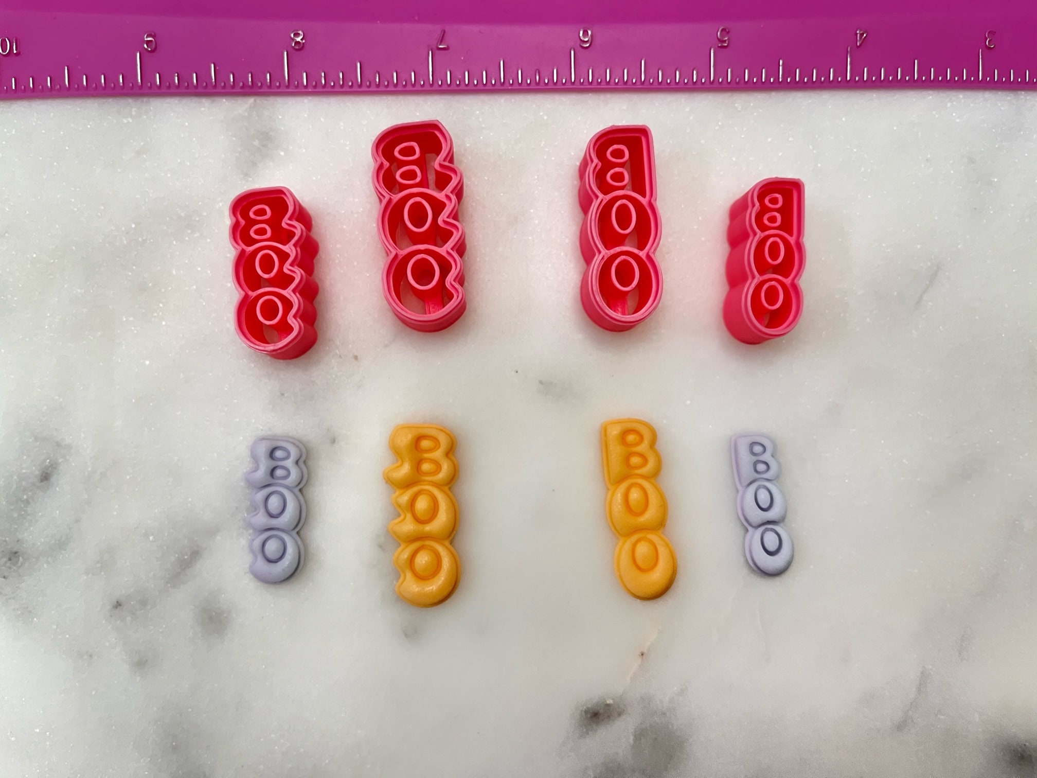 Halloween BOO Cutters for Cookie or Fondant & Polymer Clay, Jewelry ...