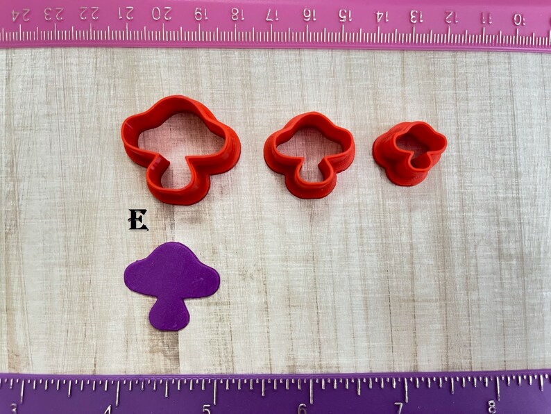 Mushrooms Cutters for Polymer Clay Jewelry Earring Making - Etsy